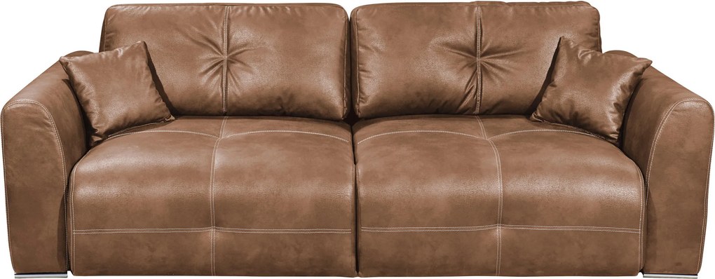 XXXLutz ROZKLÁDACÍ POHOVKA, textil, světle hnědá Livetastic - Rozkládací pohovky - 002220046701