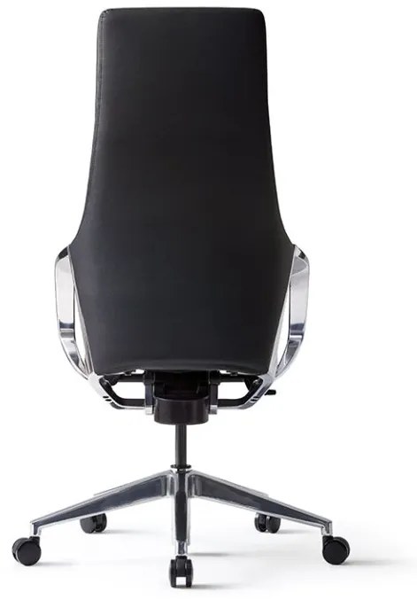 Office Pro Kancelářské otočné křeslo HONOR OF - kůže, koženka, černá