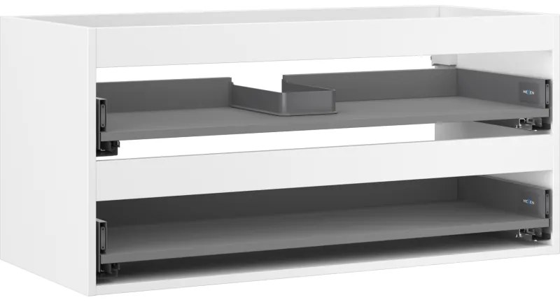 Mexen Box-A korpus skříňky pod umyvadlo 100 cm, 2 zásuvky, bílý mat - 91AX0-1000-470-2-01