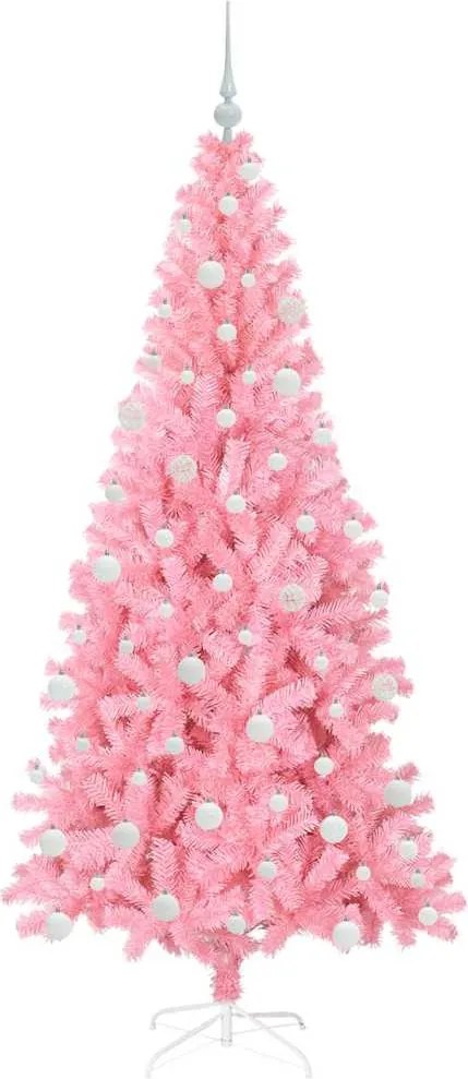 Vánoční stromeček Růžová 180 cm PVC 3396432