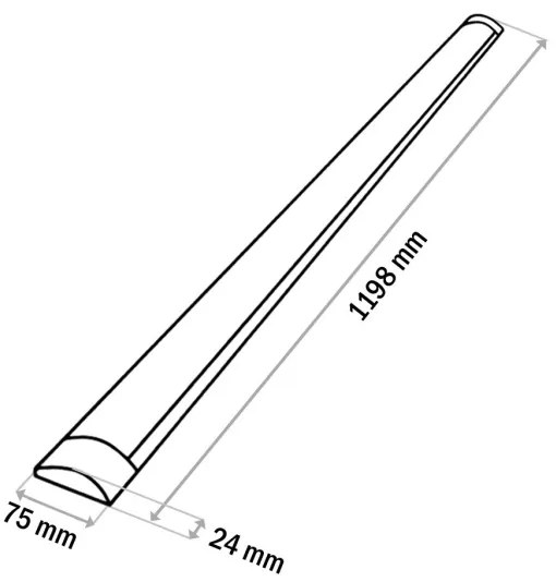 LED Podlinkové svítidlo QTEC LED/36W/230V 120 cm bílá