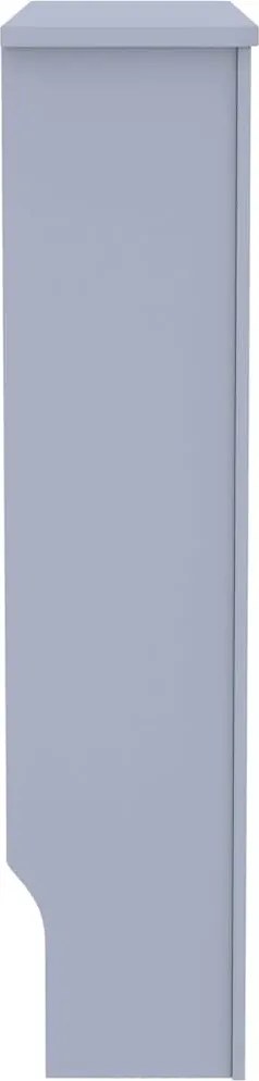 Kryt na radiátor MDF šedý 78 cm 325565
