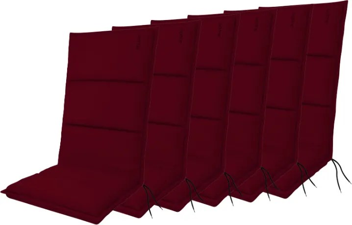 Doppler CITY 4413 - set 6 ks polstrů na křeslo s vysokým opěradlem