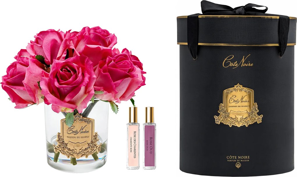 Côte Noire Premium Roses Bouquet kytice parfémovaných růží Magenta