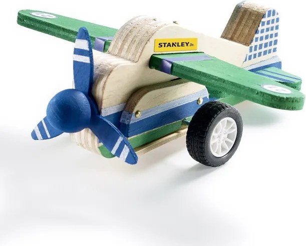 Stanley Jr. JK029-SY Stavebnice, letadlo, dřevo