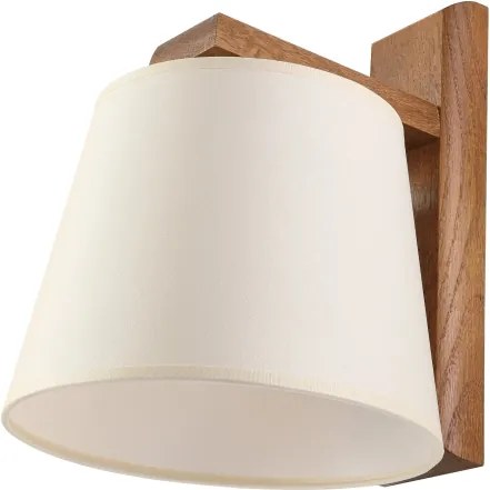 Nástěnné svítidlo AIDA 1xE27/15W/230V dub/krémová
