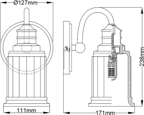 Quoizel QZ-SWELL1-PC-BATH-LED Koup. nást. svítidlo SWELL 1xG9/3W/230V IP44 chrom