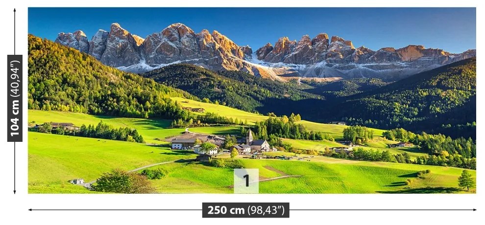 Fototapeta Dolomity 104x70