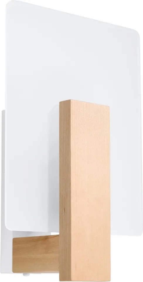 Sollux Lighting Nástěnné svítidlo LAPPO přírodní dřevo