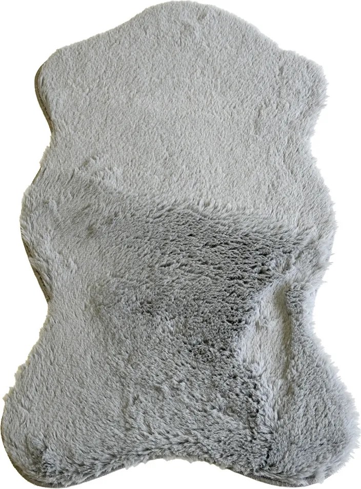 BE Koberec Puffy PUFFY 060 GREY - šedý obdélníkový Rozměr: 40x60 cm