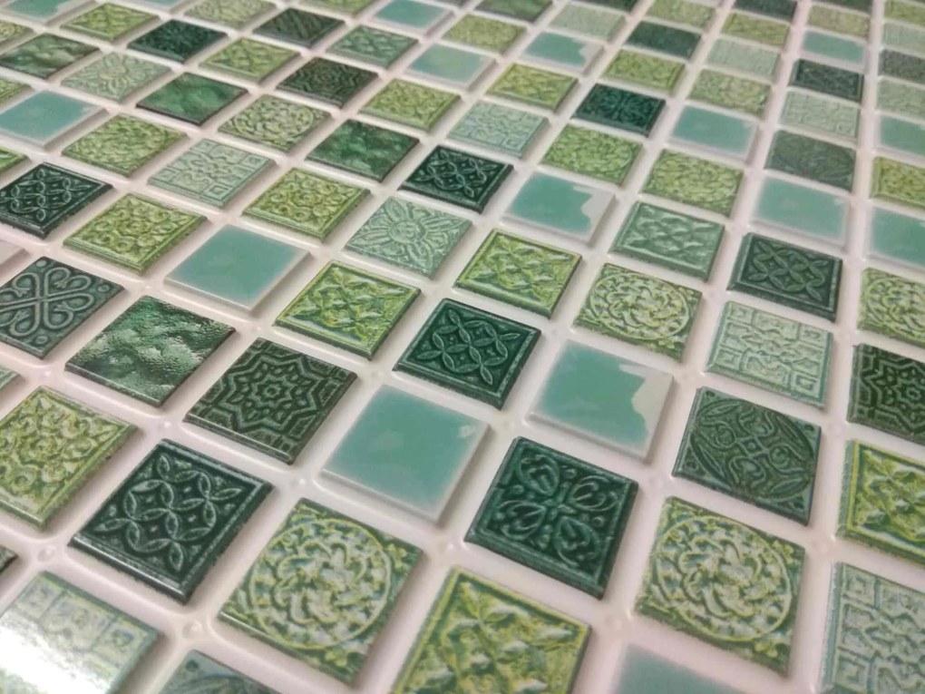 3D obkladový omyvatelný panel PVC Mozaika Provance (480 x 955 mm)