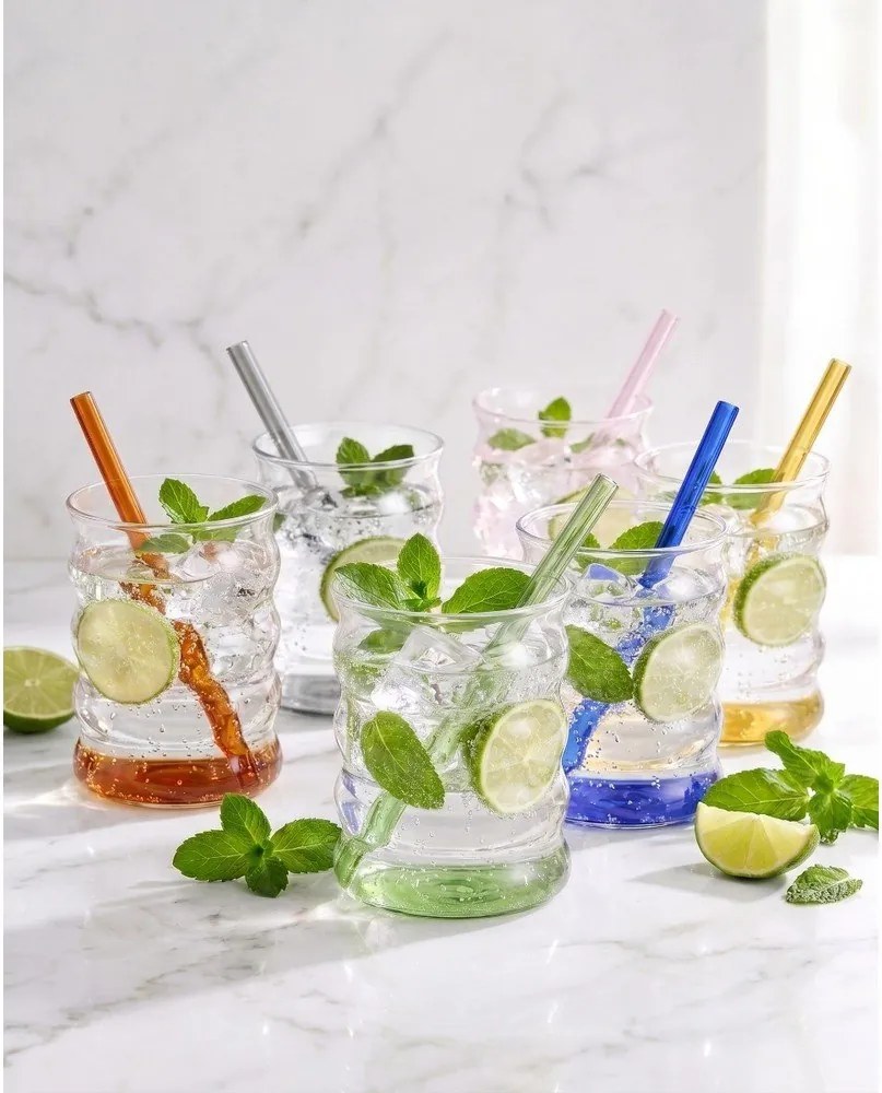 Sklenice v sadě z borosilikátového skla 6 ks 350 ml Volo – Vialli Design