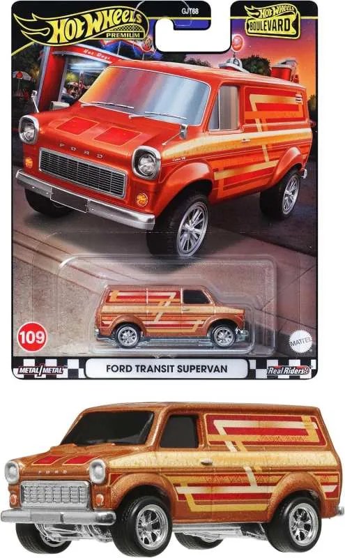 Mattel hot wheels boulevard ford transit supervan