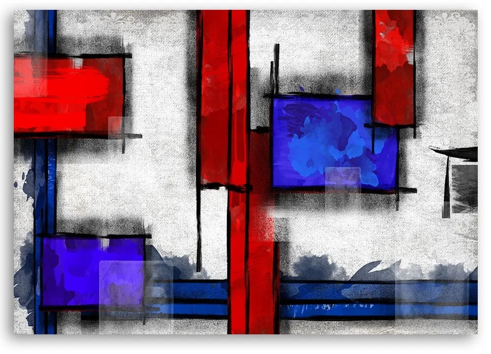 Gario Obraz na plátně Geometrická abstrakce Rozměry: 60 x 40 cm