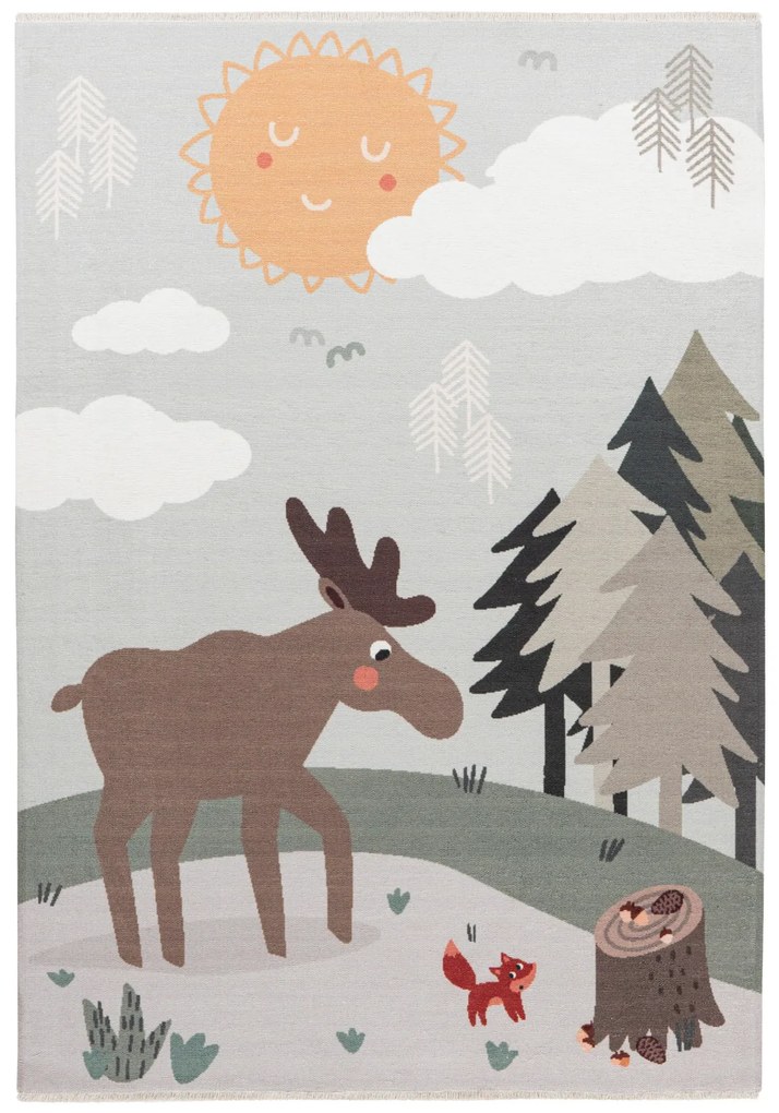 Obsession, Kusový koberec My Greta 627 Moose, 115x170, vícebarevná, dětský pokoj