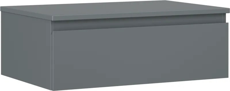 Mexen Orio, koupelnová skříňka 70 cm s horní částí, 1 zásuvka, grafitová matná, 91A10-07023-1-BFC66