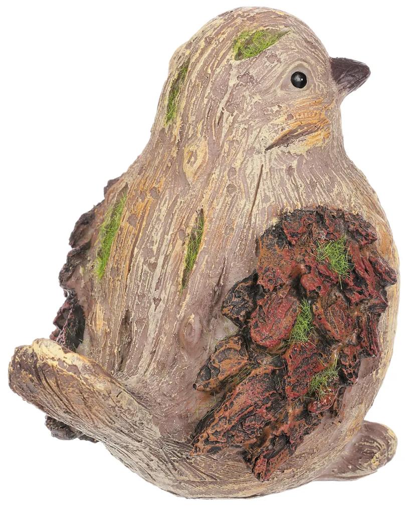 Ptáček, dekorace z polyresinu - LIF2523