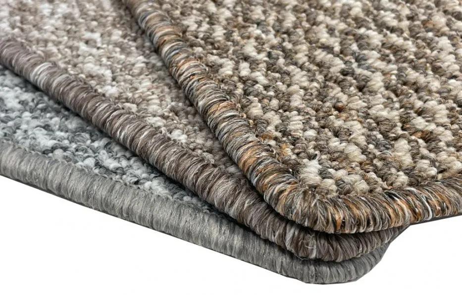 Vopi | Kusový koberec Toledo šedý - 80 x 250 cm