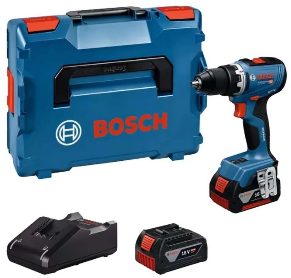 Bosch - 18V AKU vrtací šroubovák, 2x aku 5,0 Ah GBA, nabíječka 06019N3203
