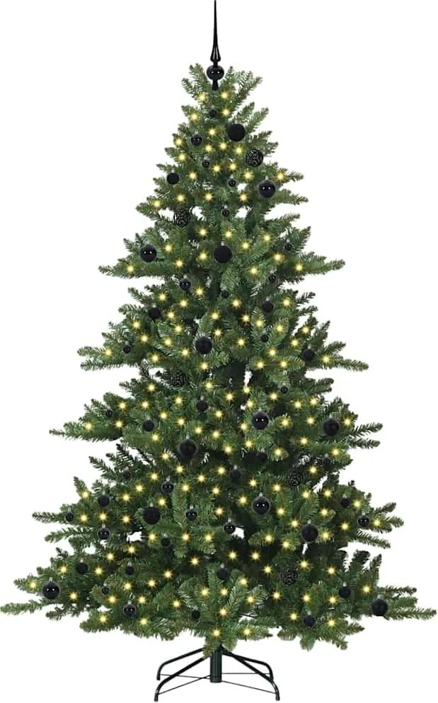 Umělý Skládací Vánoční Strom Zelená 210 cm PVC a ocel 3397680