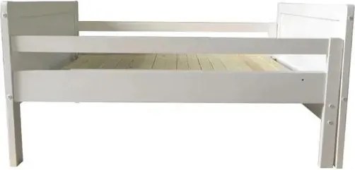 Postel s nastavitelnou délkou 90x120–200, bílá, EUNIKA Kondela 0000261210