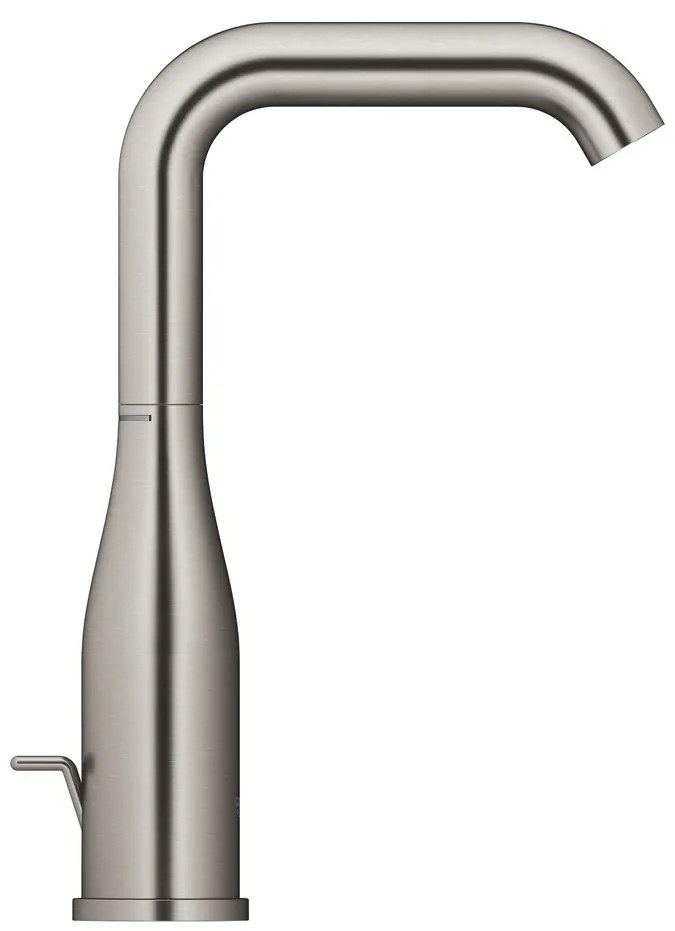 Grohe Essence - Páková umyvadlová baterie, Velikost L, s odtokovou garniturou, kartáčovaný Hard Graphite 32628AL1