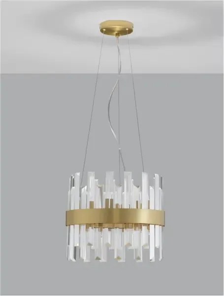 Luxusní lustr Crown 35 zlaté