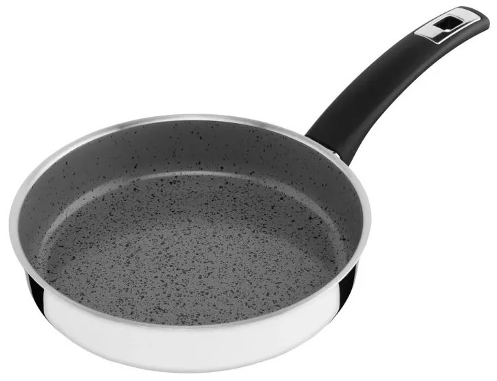 KOLIMAX - české nerezové nádobí KOLIMAX Pánev CERAMMAX PRO STANDARD, průměr 22 cm, objem 1.2 l, šedý GRANIT