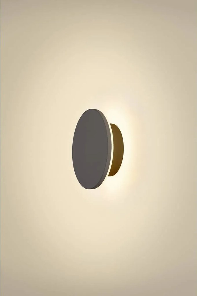 LA 1007911 D-RING S nástěnné svítidlo, fáze, 2700/3000K, fáze, IP65, černá - BIG WHITE (SLV)