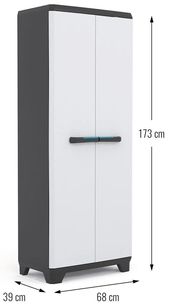 Plastová skříň Linear High, 173x68x39 cm