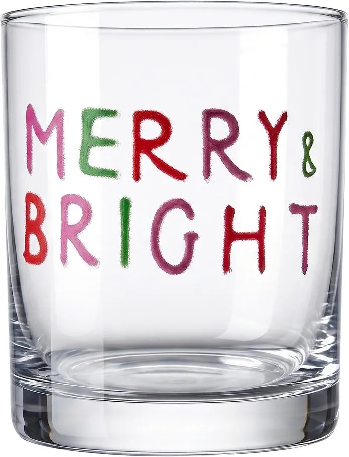 MERRY & BRIGHT Sklenice na vodu