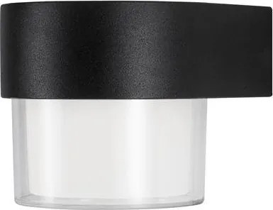 NV 9925665 Venkovní nástěnné svítidlo DARF černý hliník ABS difuzor LED 5W 3000K 100-240V 104st. IP65 světlo dolů - NOVA LUCE