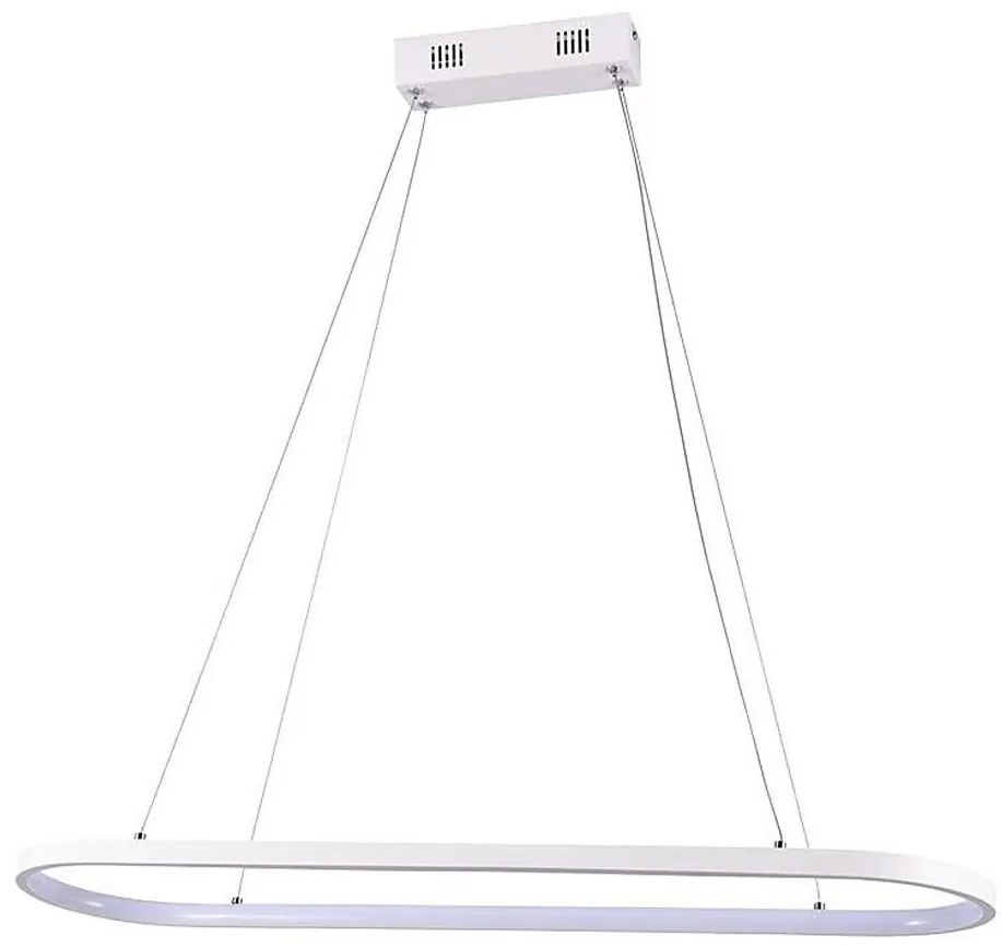 LED Lustr na lanku LED/24W/230V 4000K bílá