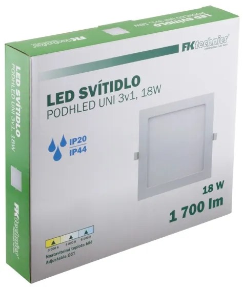 LED Koupelnové podhledové svítidlo LED/18W/230V 3000/4000/6000K IP44