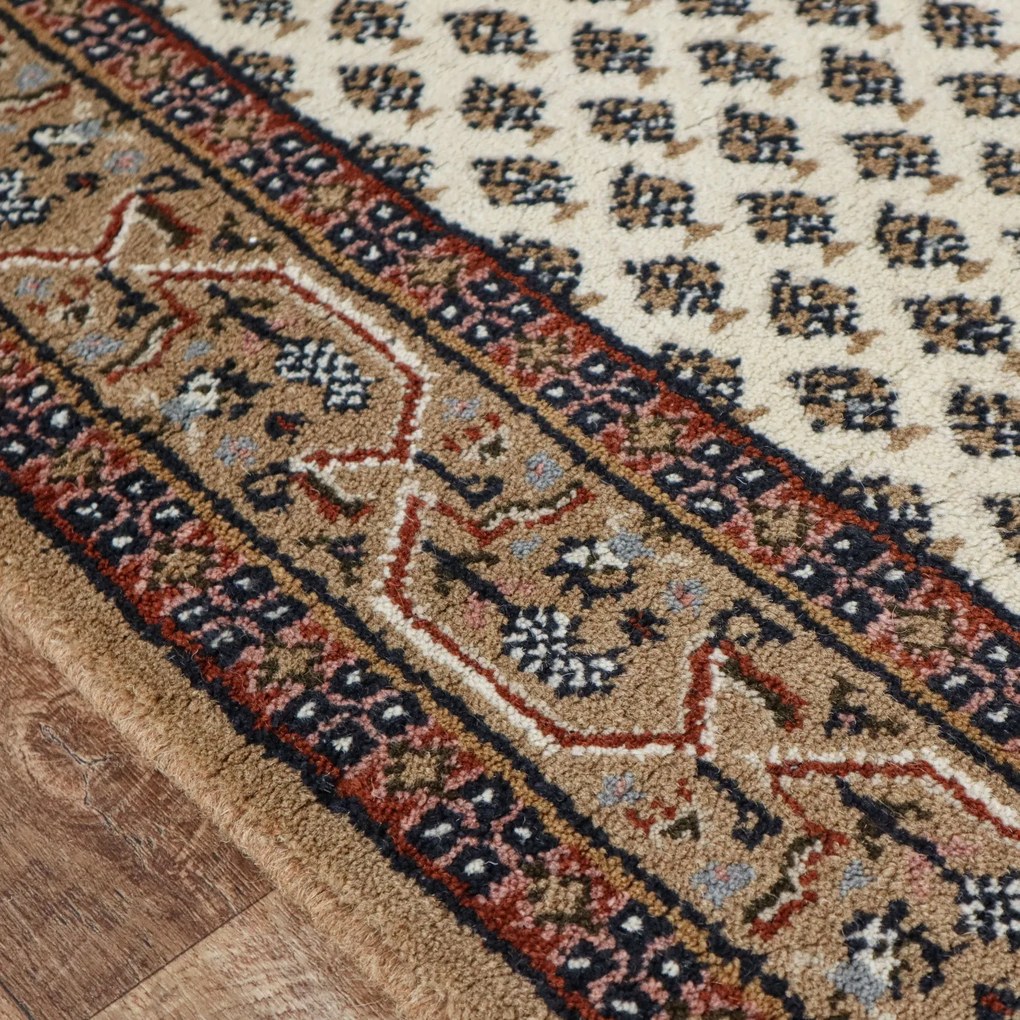 Asra, Kusový ručně tkaný koberec Mir cream, 170x240, béžová, ložnice