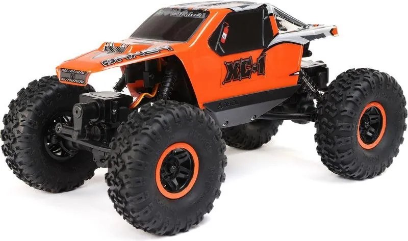 Rc auto axial ax24 xc-1 1:24 4ws rtr oranžový