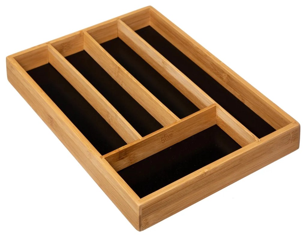 Dřevěný kuchyňský organizér Met, 34x25 cm