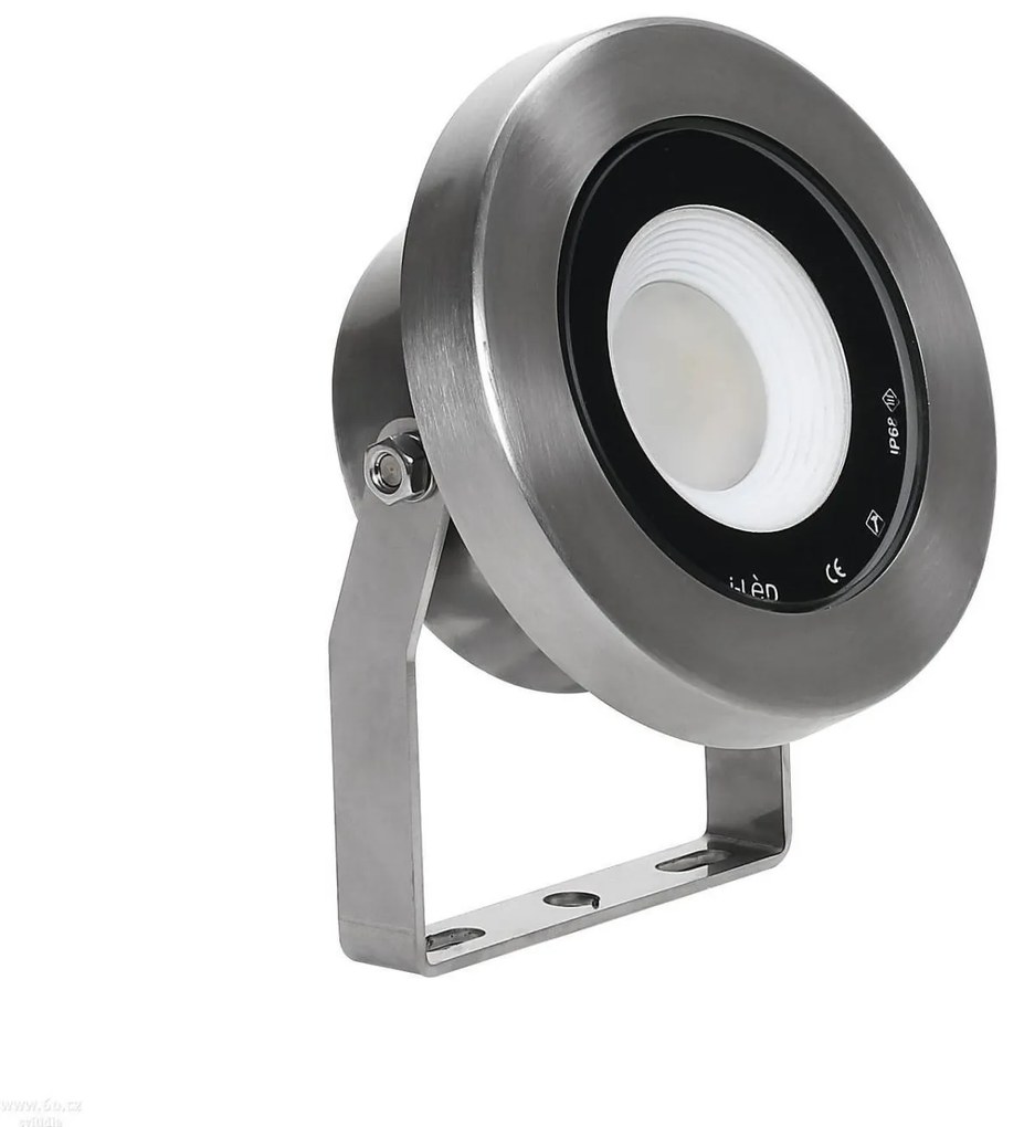 Linea Light 97660W30 Vigilant, bazénový reflektor, 12W LED 3000K 30°, nerez, prům. 15,6cm, IP68