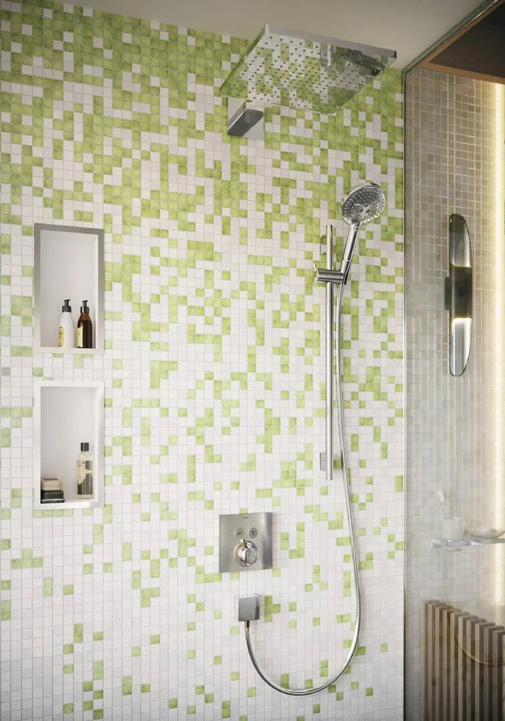 Hansgrohe Shower Select, termostatická baterie pod omítku, na 2 výstupy, chromová, 15763000