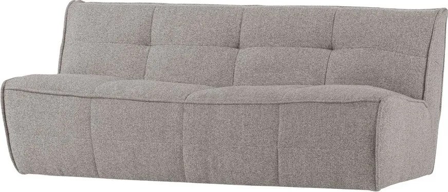 Světle šedá pohovka z textilie bouclé 204 cm Cluster – vtwonen