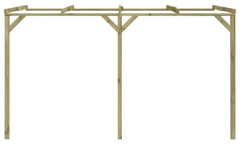 vidaXL Zahradní pergola s truhlíkem 162 x 56 x 204 cm dřevo