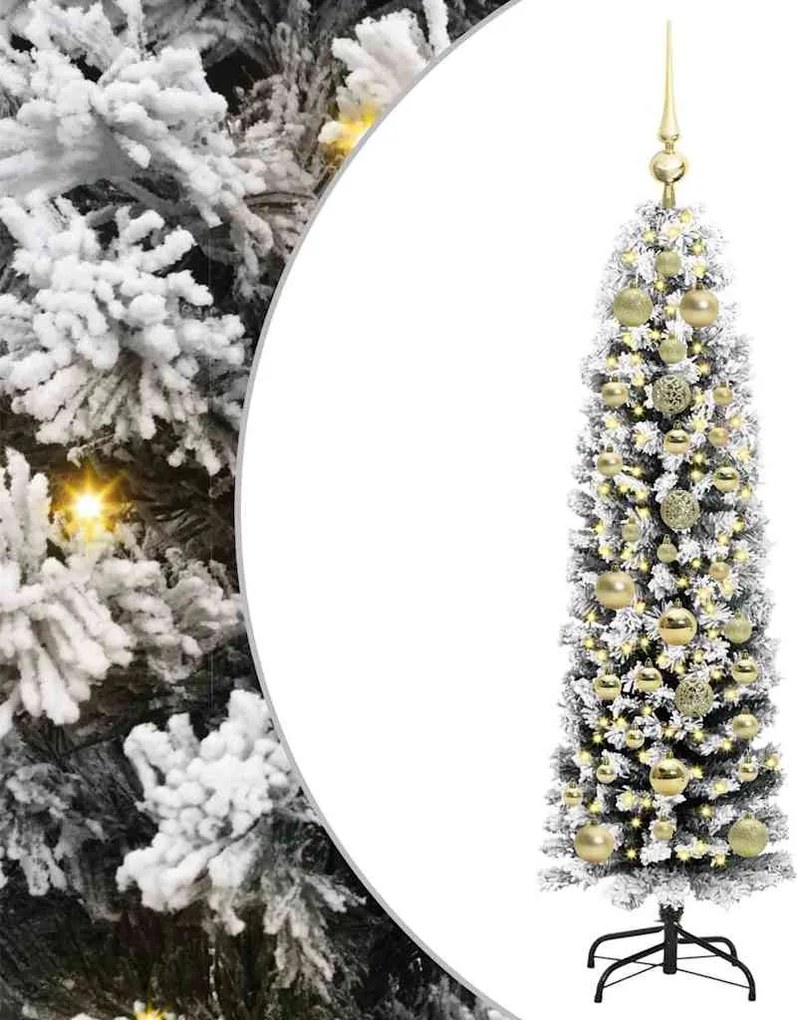 Umělý vánoční stromeček Zelená 150 cm PVC, ocel a plast 3395009