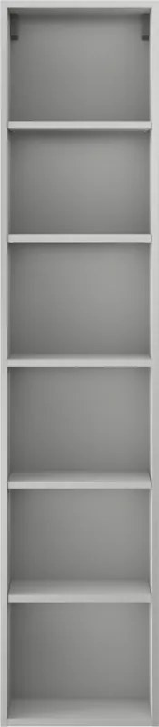 Mexen Box-A, vysoká koupelnová skříňka 35x44,2x160 cm, šedá matná, 91AX1-1600-300-1-62