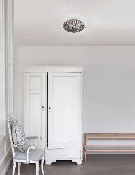 Designové stropní svítidlo Clam 30 chrom