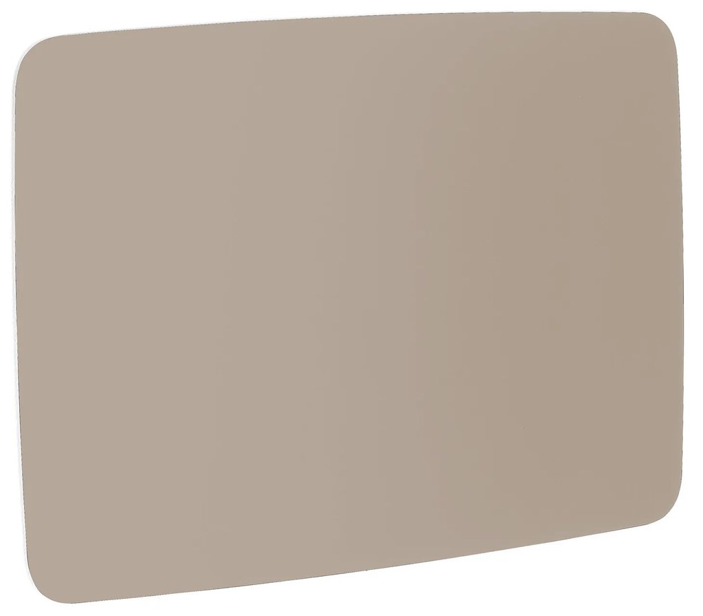 AJ Produkty Skleněná magnetická tabule Stella, kulaté rohy, 1500x1000 mm, světle hnědá