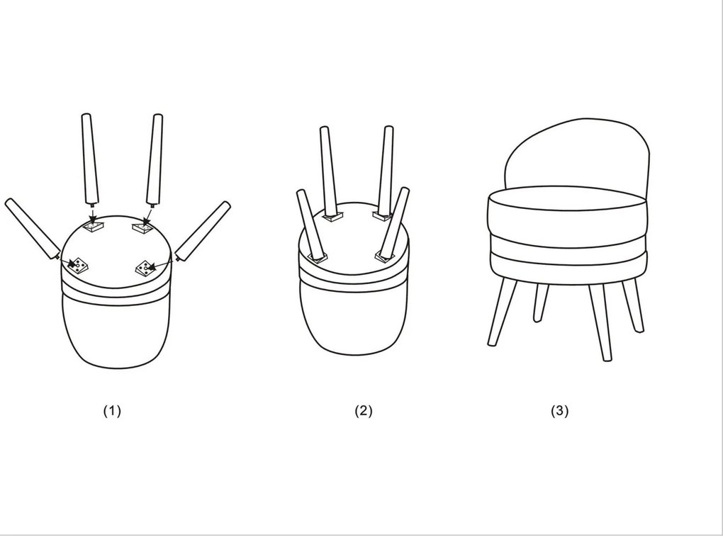 Růžová sametová mini stolička Mauro Ferretti Faria 45x62 cm