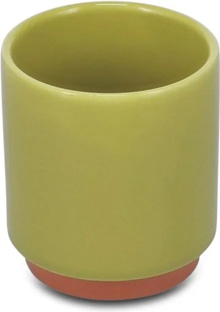 Zelený/oranžový kameninový šálek 270 ml Duo – ONA