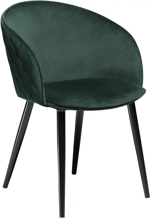 Židle DanForm Dual, samet, zelená