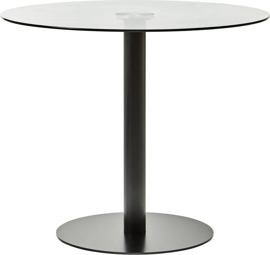Kulatý jídelní stůl se skleněnou deskou ø 90 cm Metropolitan – Premier Housewares