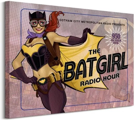 Obraz na plátně DC Comics Batgirl The Radio Hour 80x60cm WDC99376